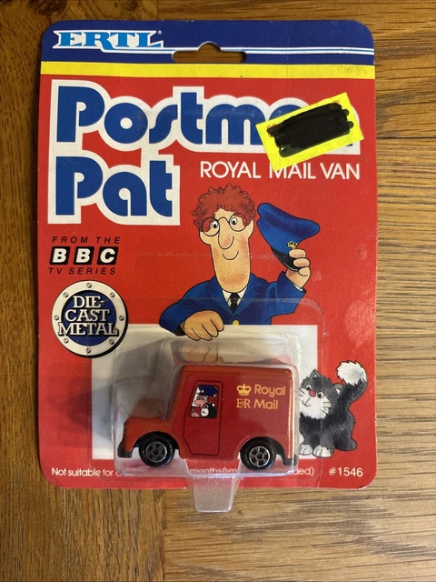 VINTAGE 1984 POSTMAN Pat BBC Royal Mail Ertl Die Cast Metal Kids Tv 80s ...