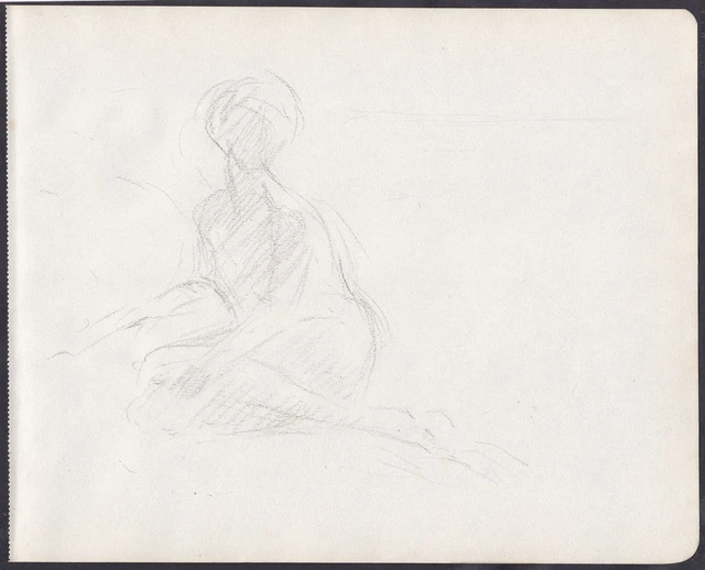 GEORGES RICARD-CORDINGLY ESQUISSE Nu Femme Drawing de Dessin EUR 27,84 ...