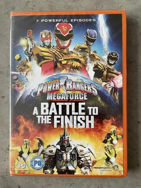 POWER RANGERS MEGAFORCE - A Battle To The Finish (DVD, 2015) Brand New ...