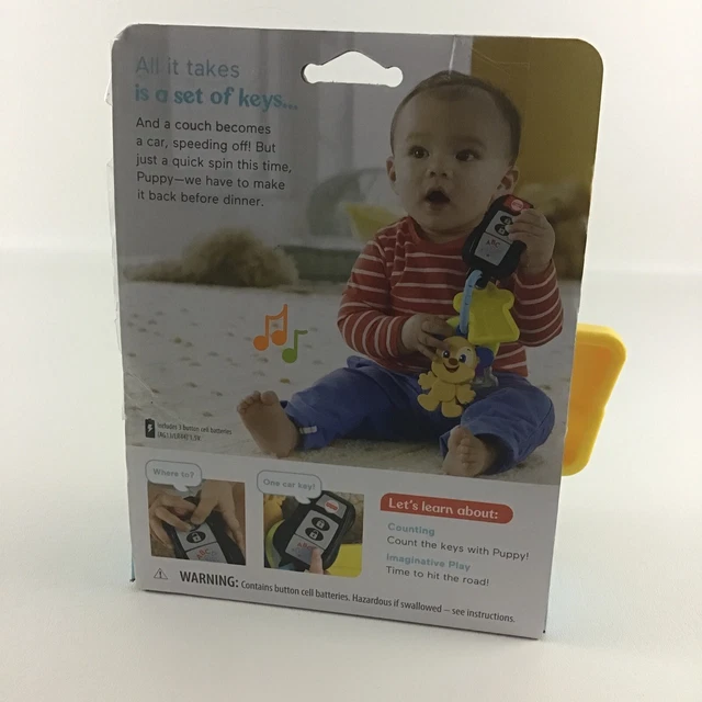 FISHER PRICE LAUGH & Learn Play N Go Car Keys Lights Sounds Musical Toy ...