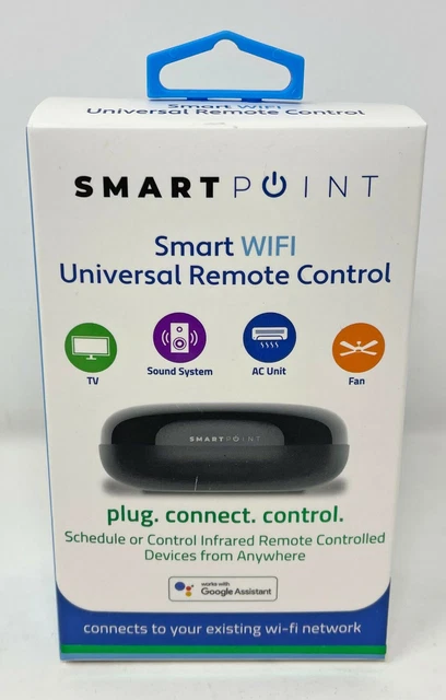 UNIVERSAL REMOTE CONTROL Smart Point SPCNTRL-WM Smart WiFi New Unopened ...