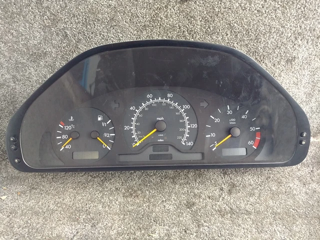 MERCEDES W202 C Class Instrument Cluster Speedo Speedometer 2025407347 £129.95 - PicClick UK