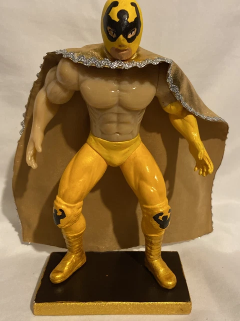 BRAZO DE ORO Wrestler 7 in Action Figure Mexican Toys HANDMADE PAINTED ...