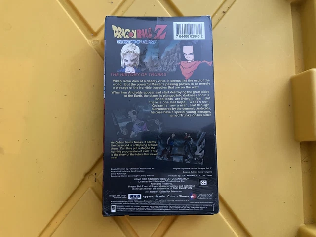 DRAGON BALL Z THE HISTORY OF TRUNKS Anime VHS Video Tape Funimation £9. ...
