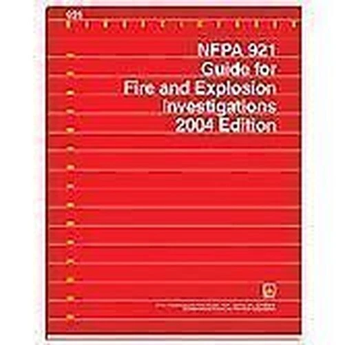 NFPA 921 : Guide pour Feu Et Explosion Investigations, 2004 Edition EUR ...
