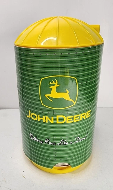 JOHN DEERE SILO Coaster Dispenser 7 inch Tall Plastic with Coasters ...