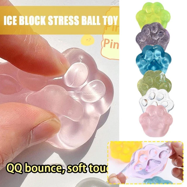 ICE CAT CLAW Stress Ball Soothing Fidget Toy for Stress Relief and η ...