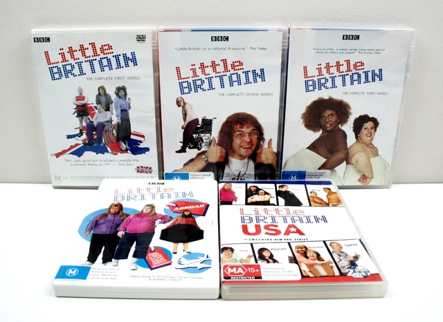 LITTLE BRITAIN COMPLETE Series 1-3 + Abroad + USA DVD Region 4 PAL ...