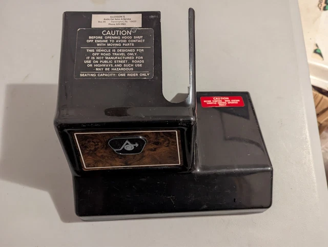 VINTAGE ARCTIC CAT Snowmobile Console Dash 0301-104 1972 Kitty Cat ...