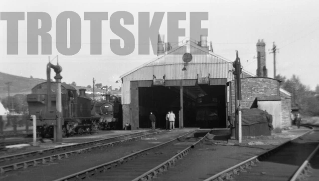 35MM NEGATIVE BR British Railways Scene View Abercynon Shed 1958 £6.98 ...