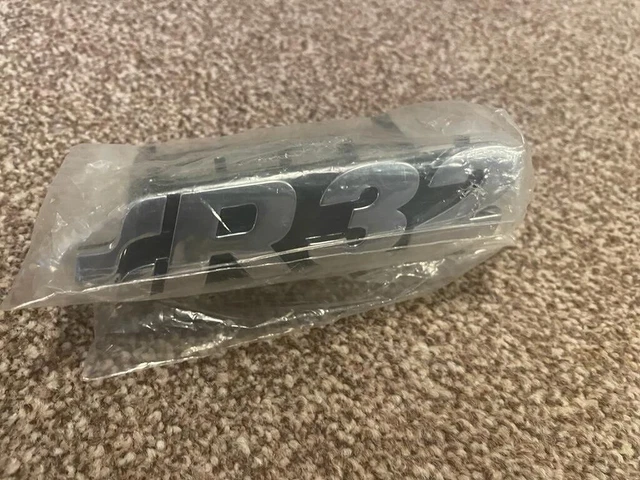 VW GOLF MK4 MK5 R32 Chrome Grill Badge Logo Inscription Genuine New £54 ...