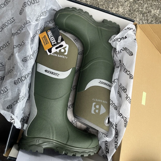 BUCKBOOTZ WALKERZ RUBBER/NEOPRENE Non-Safety Wellington New Uk Size 6 £ ...
