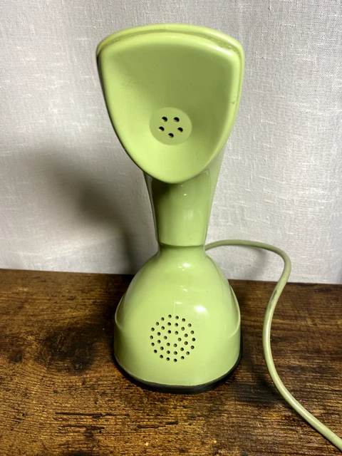 VINTAGE SWEDEN LM Ericsson Ericofon Cobra Phone (Green) rotary dial ...