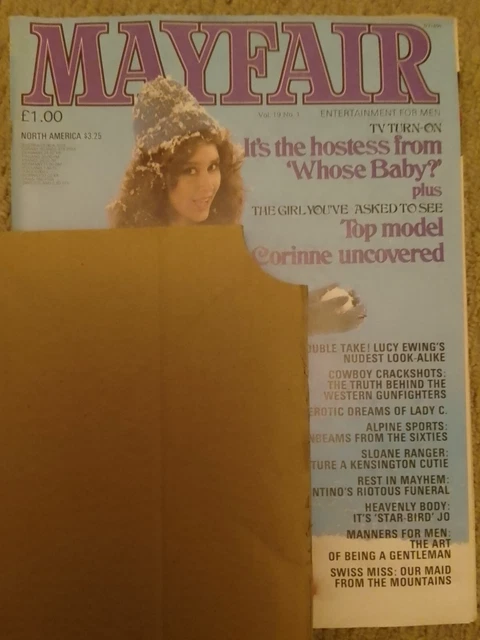 MAYFAIR MAGAZINE Volume 33 no 1 Rare Janine Lindemulder vs Jenna Jameson +gift £85.00 - PicClick UK