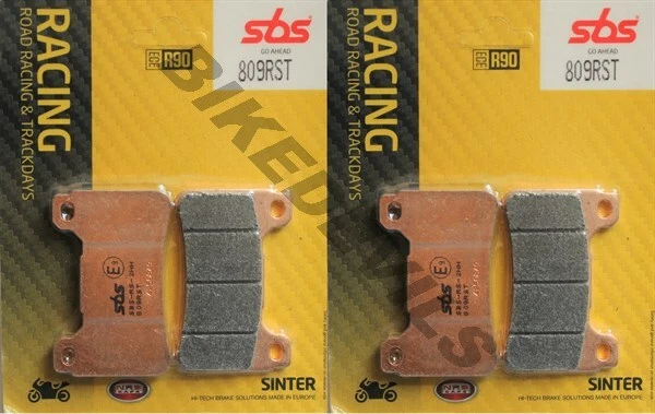 SBS RACING SINTERED Track Front Brake Pads for HEL Performance Brake ...
