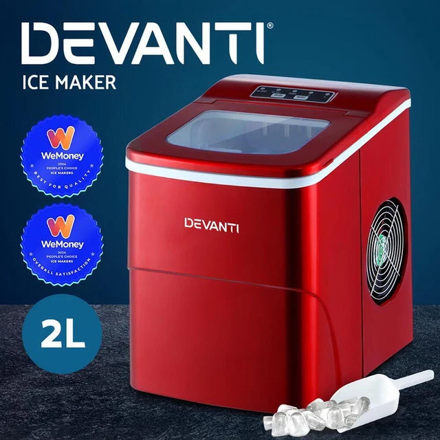 DEVANTI ICE MAKER Machine Portable Commercial Ice Cube 2L Bar ...