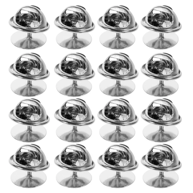 50 SETS LOCKING Pin Backs Tie Clutch Tacks Lapel Fasteners Man £10.55 ...