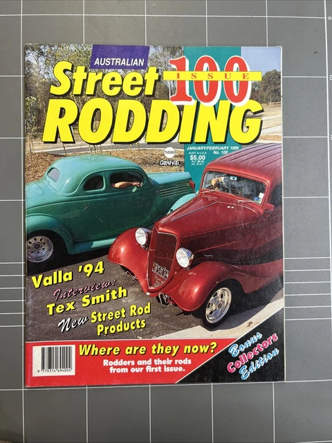 VINTAGE CAR MAGAZINE AUSTRALIAN STREET RODDING 1990s 100 MUSCLE CAR ...