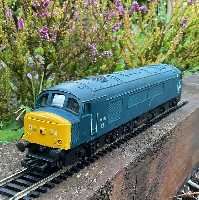 BOXED OO GAUGE Bachmann Replica Railways Class 45 Peak BR Blue 45128 £ ...