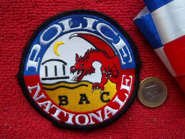 ÉCUSSON POLICE NATIONALE BAC Brigade anti-criminalité EUR 9,30 ...