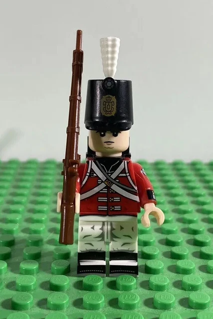 NAPOLEONIC SOLDIERS, CUSTOM British Army Minifigures with real LEGO ...
