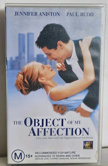 THE OBJECT OF my Affection, Jennifer Aniston Paul Rudd, VHS Tape Video ...