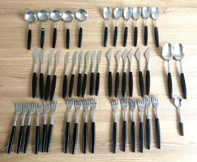 GEORGE BUTLER SHEBA Design Retro 1960's Mid Century Cutlery Set £120.00 ...
