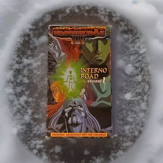 UROTSUKIDOJI IV INFERNO Road - Ep. 1 VHS Anime 18+ Rare Oop Rated: R ...