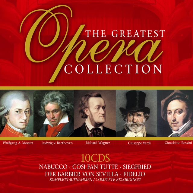 CD THE GREATEST Opera Collection von Verdi Nabucco, Mozart Cosi Fan ...