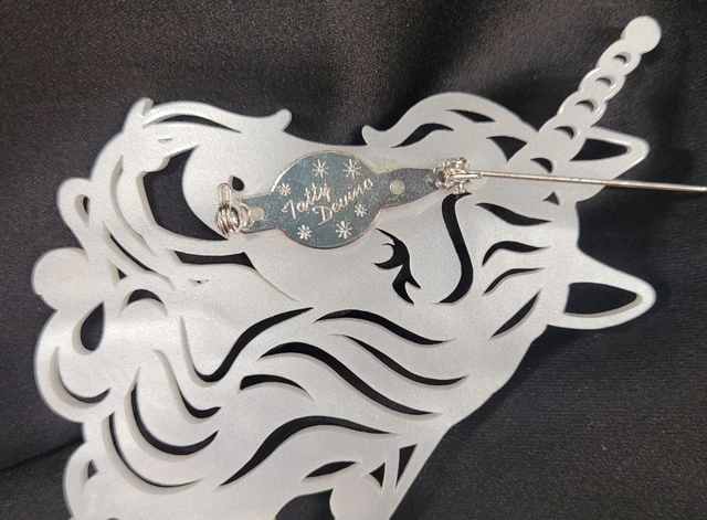 PEARLISED WHITE TATTY DEVINE 'Astral Haze' Unicorn Brooch CG G23 £57.99 ...