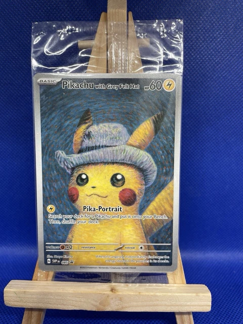 POKÉMON TCG PIKACHU with Grey Felt Hat Svp Black Star Promos SVP085 ...