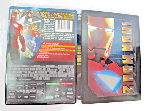 COFFRET MÉTAL STUDIO "Marvel Iron Man 2 "Édition Spéciale Dvd Paramount ...