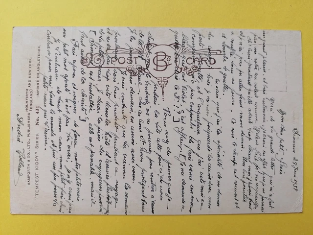 CPA DESSIN HUMOUR Signée D. TEMPEST Un CHEVAL ferait mieux que leurs 40 ...