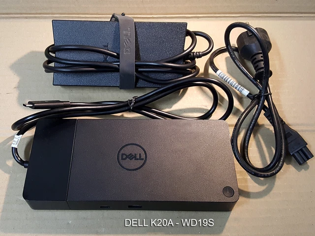 STATION ACCUEIL DELL K20A - Wd19S Usb C Usb3 Hdmi Display Port Rj45 ...
