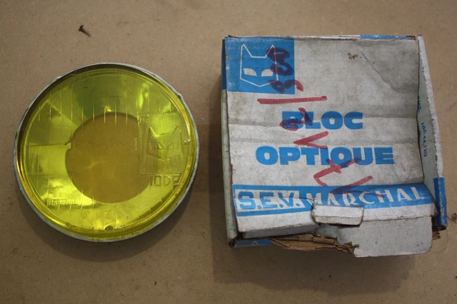 OPTIQUE DE PHARE Longue-Portée Sev Marchal Starlux Iode 712 Jaune Neuf d’époque EUR 50,00 ...