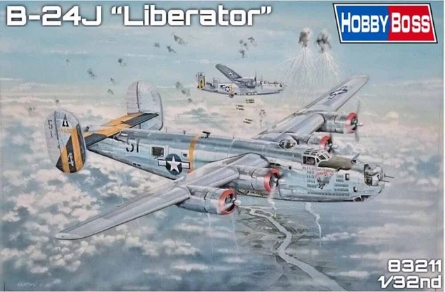 HOBBY BOSS 83211 Consolidated B-24J Liberator 1:32 Aircraft Model Kit £ ...