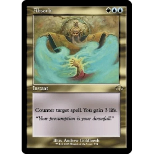 ABSORB (CADRE RÉTRO) X4 M/NM Magic: The Gathering MTG Dominaria ...