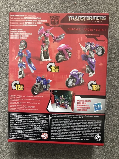 TRANSFORMERS HASBRO STUDIO Series SS-52 Arcee, Chromia & Elita-1 ...