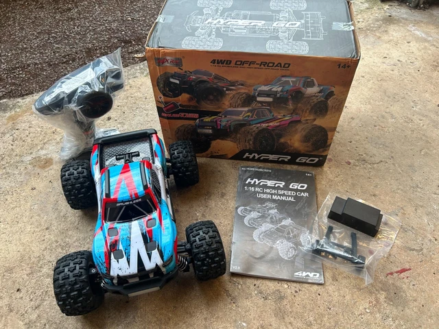 MJX HYPER GO 16208 - 1:16 Scale Brushless RC Buggy - 1xBattery, Ready ...