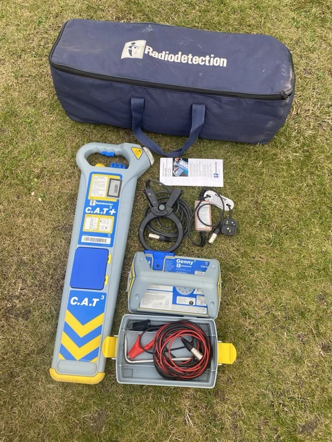 RADIODETECTION CAT 3+ Scanner, Genny ,Live Plug Connector, Signal Clamp ...
