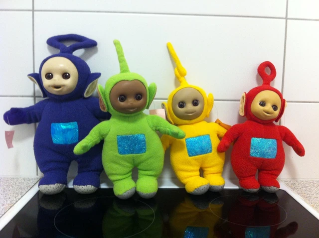 TELETUBBIES TINKY WINKY Dipsy Laa Laa Poo Kuscheltier Plüschtier ...