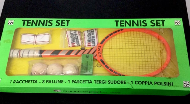 80S#EXTREMELY RARE VINTAGE MARLBORO Leisure Wear TENNIS SET PLAYSET#NIB ...