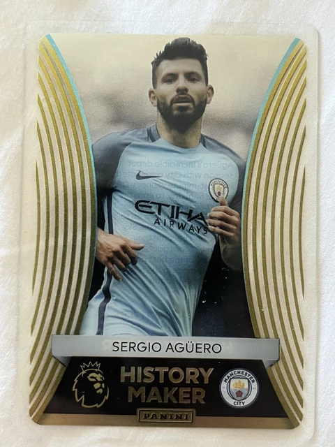 ADRENALYN PREMIER LEAGUE 2025 Panini History Maker Card Sergio Aguero ...