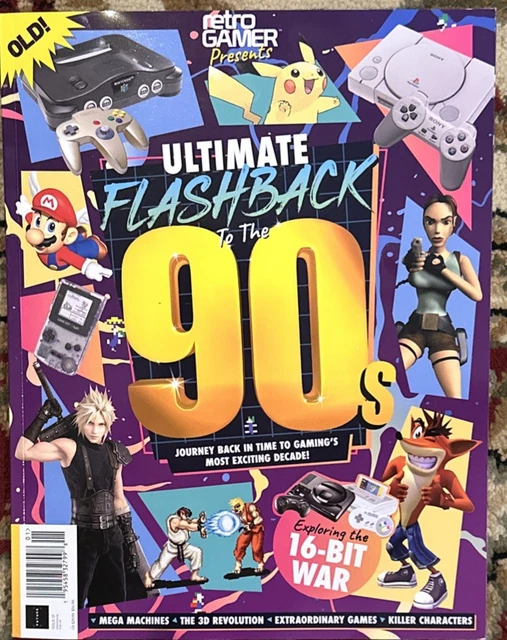 RETRO GAMER MAGAZINE 2024 ULTIMATE FLASHBACK To The 90s Issue 01 £14.99 - PicClick UK
