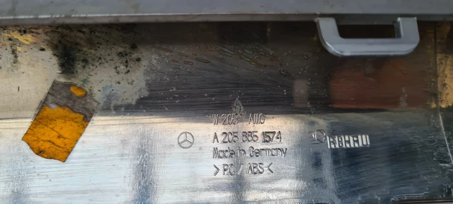 ORIGINAL MERCEDES W205 C-Klasse AMG Zierleiste Chrom Stoßstange vorn ...