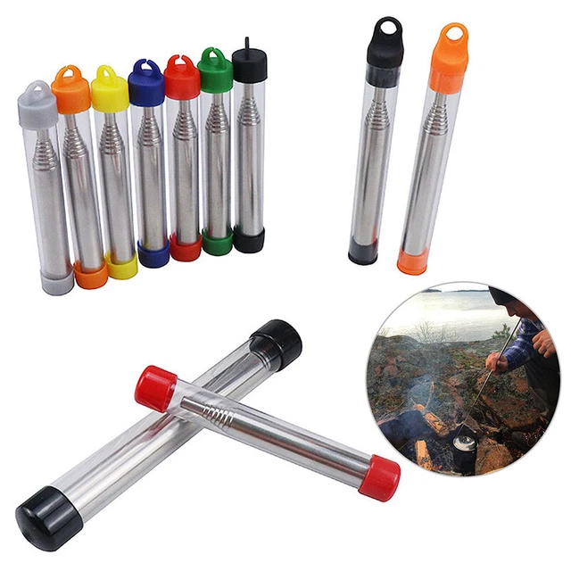 FIRE BLOWER PIPE Collapsible Retractable Stainless Steel Blow Tube ...