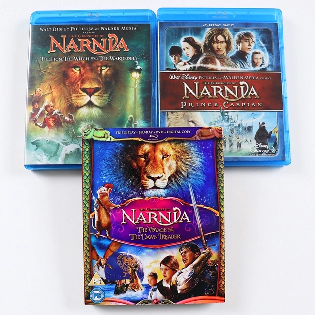 DISNEY: CHRONICLES OF NARNIA Motion Picture Trilogy BLU-RAY Movie ...
