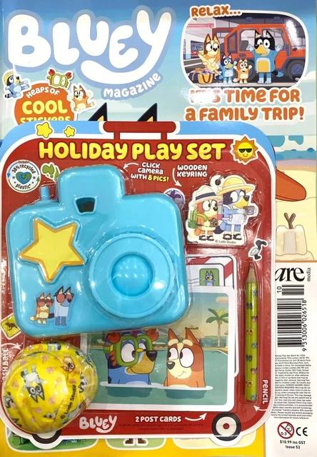 BLUEY MAGAZINE ISSUE 53 It's Time For A Family Trip + Bonus Holiday ...