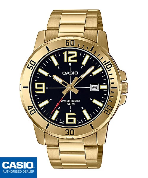 Casio Mtp 1258pd 2aef Mtp 1258d 2a Original Casio Collection Men Blue