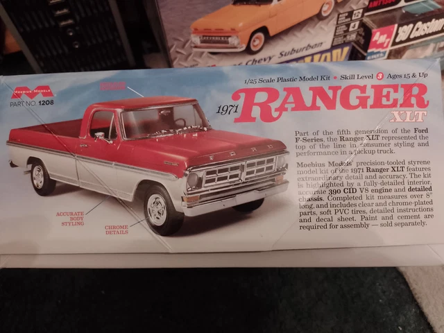 MOEBIUS 1/25 1971 Ford Ranger Xlt Pickup. Modell Lkw Bausatz. EUR 47,57 ...